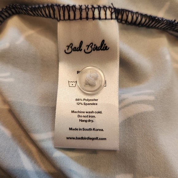 Bad Birdie | Shirts | New Bad Birdie The Shallows Fish Golf Shirt Size ...